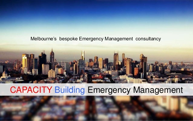 CAPACITY Building Emergency Management