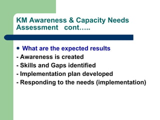 Action plan: Capacity building (Eastern and Southern Africa) | PPT