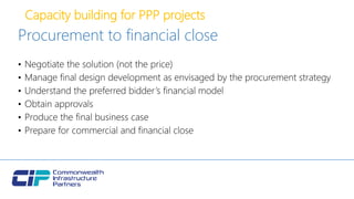 Capacity Building for PPP projects | PPTX