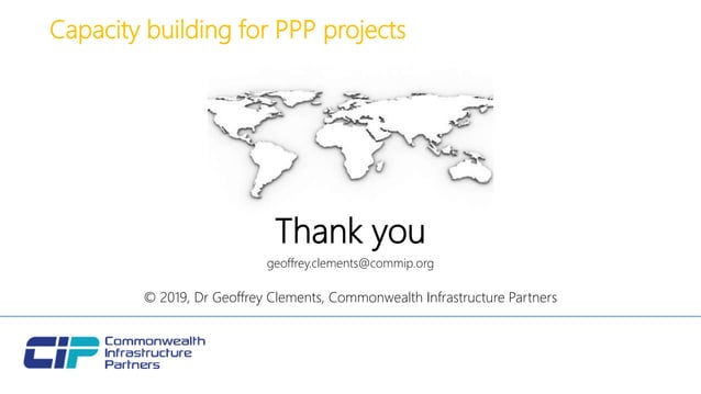 Capacity building for PPP projects | PPT