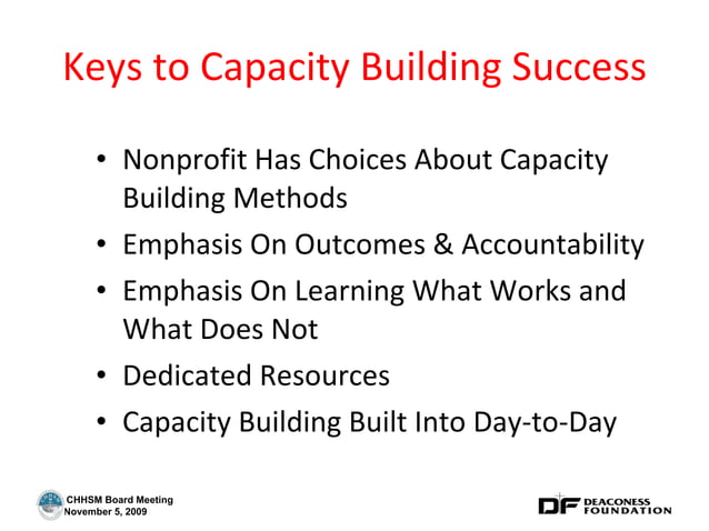 Capacity Building | PPT