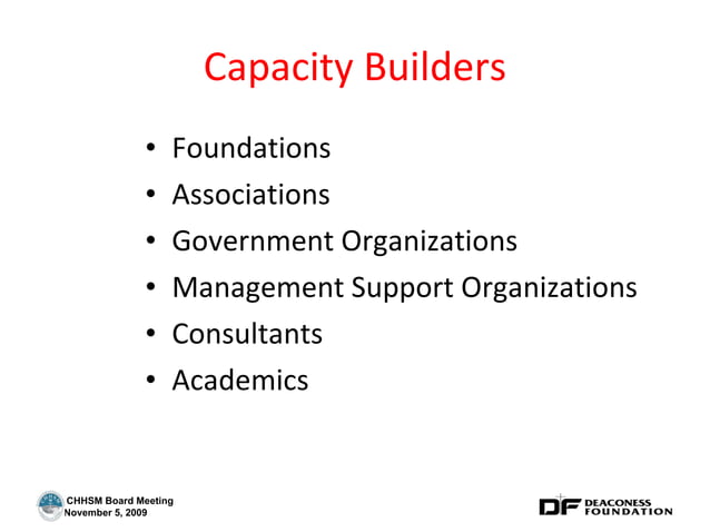 Capacity Building | PPT