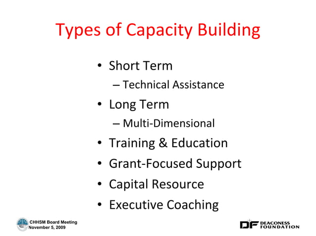 Capacity Building | PPT
