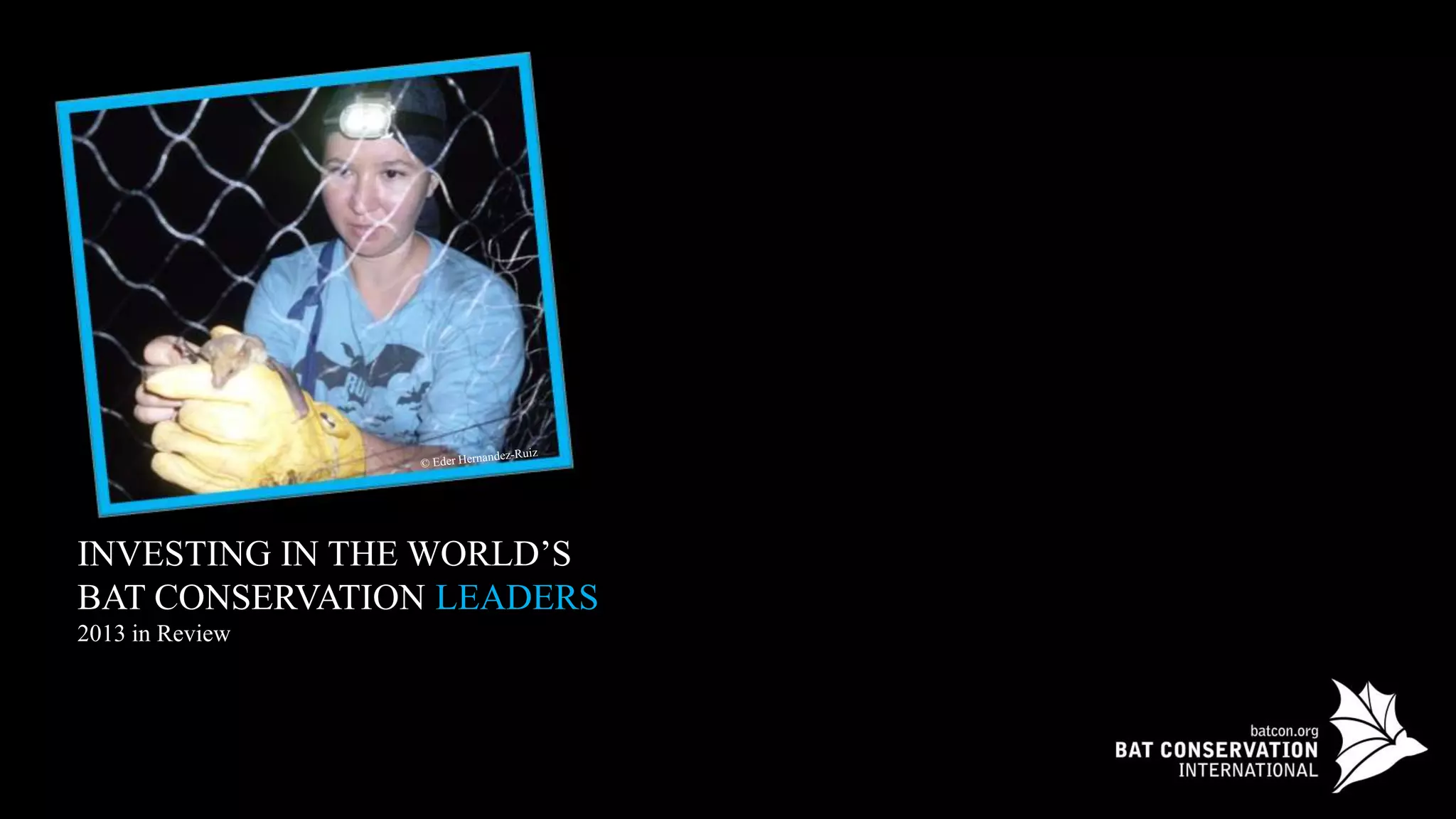BCI: Investing in the World's Bat Conservation Leaders | PPT