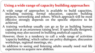 Capacity development for Sustainable development | PPT