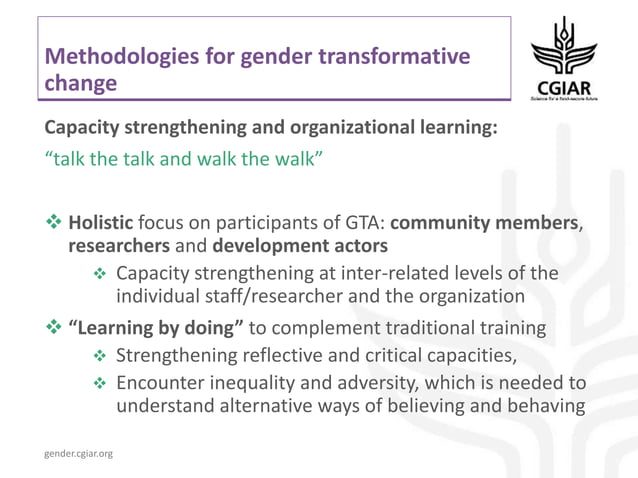 Gender transformative approaches in agriculture | PPTX | Car Culture ...