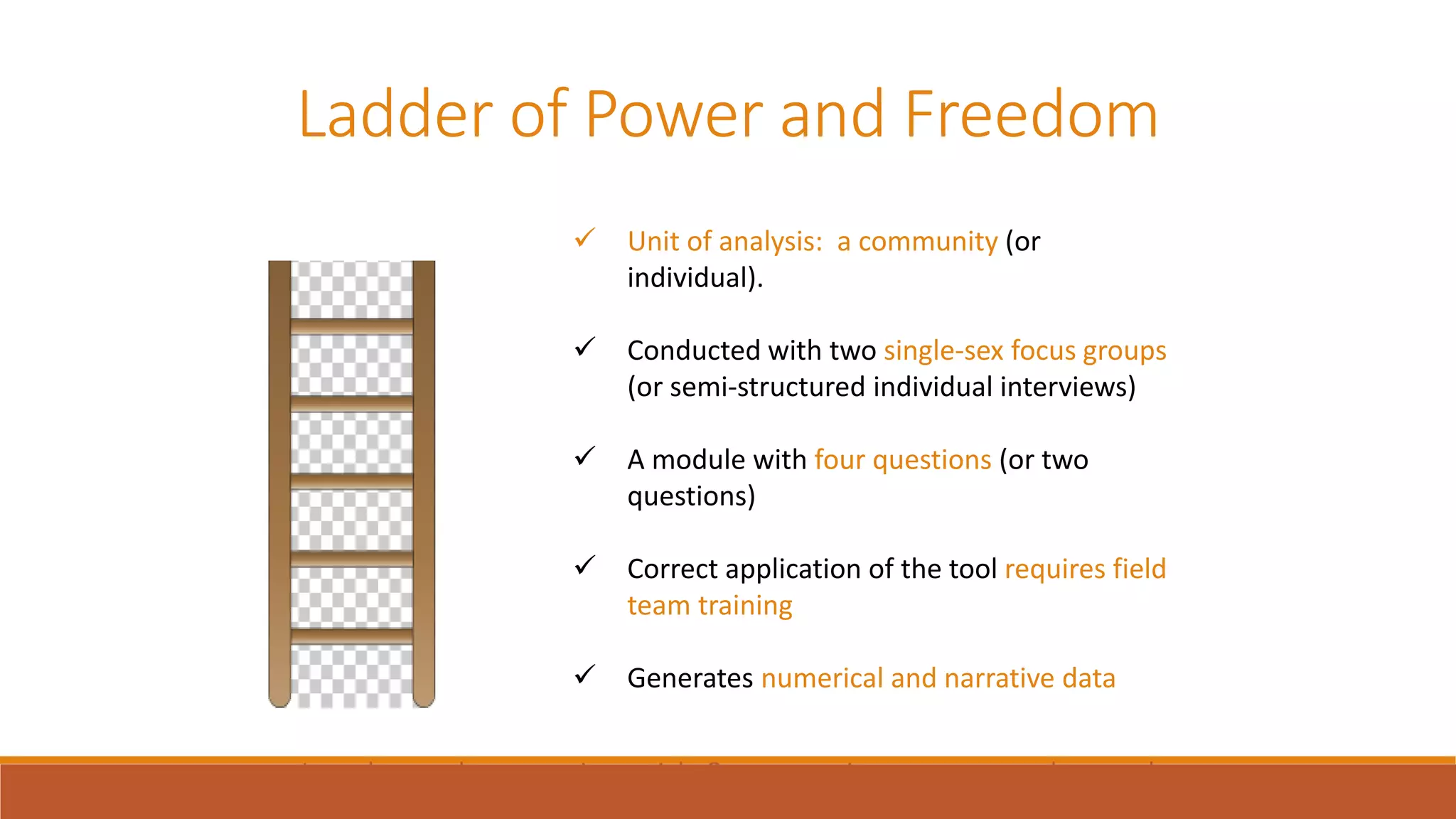 Ladder of power and freedom | PPTX