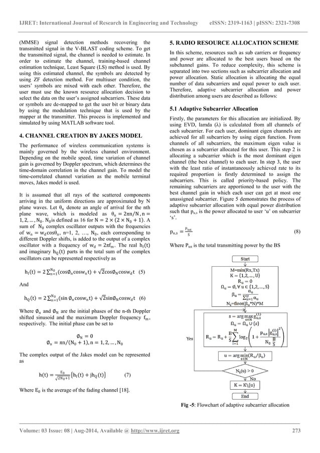 Capacity Improvement Of Mimo Ofdma System Using Adaptive Resource Allocation Algorithm Pdf