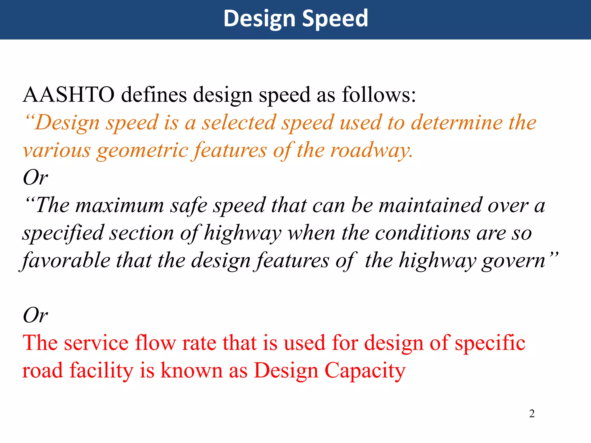 Capacity & level of service (transportation engineering) | PPTX