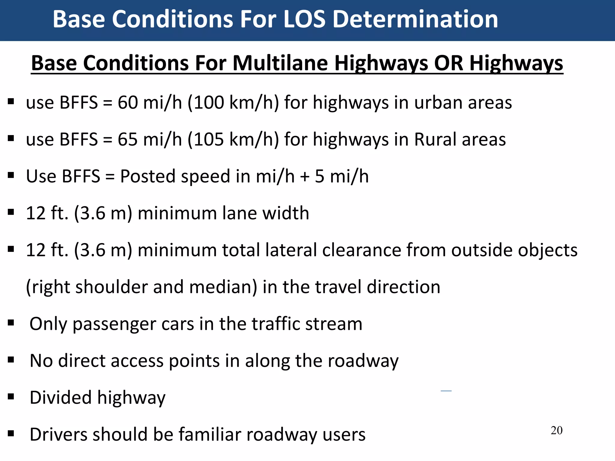 Capacity & level of service (transportation engineering) | PPTX