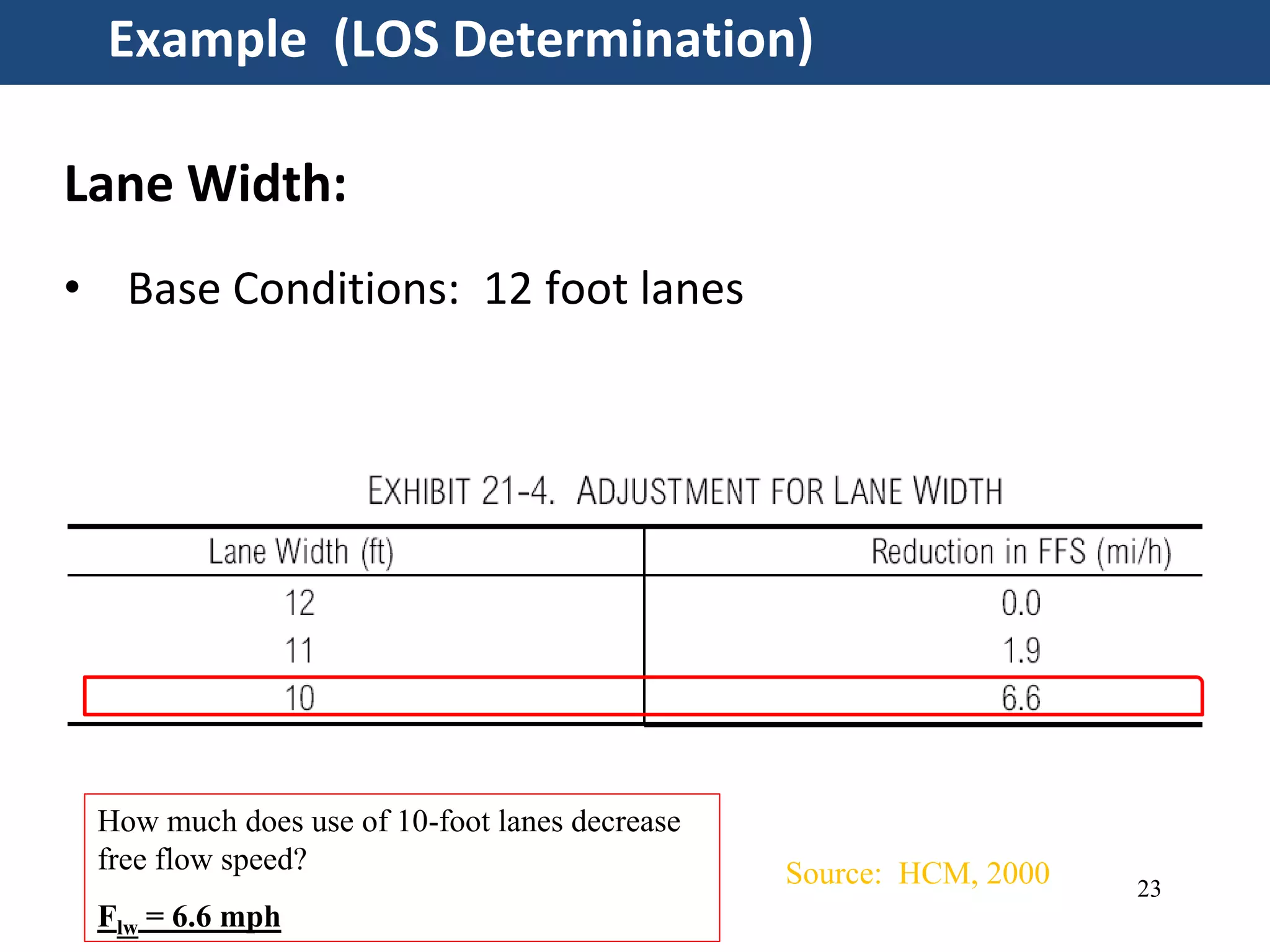 Capacity And Level Of Service Transportation Engineering Pptx