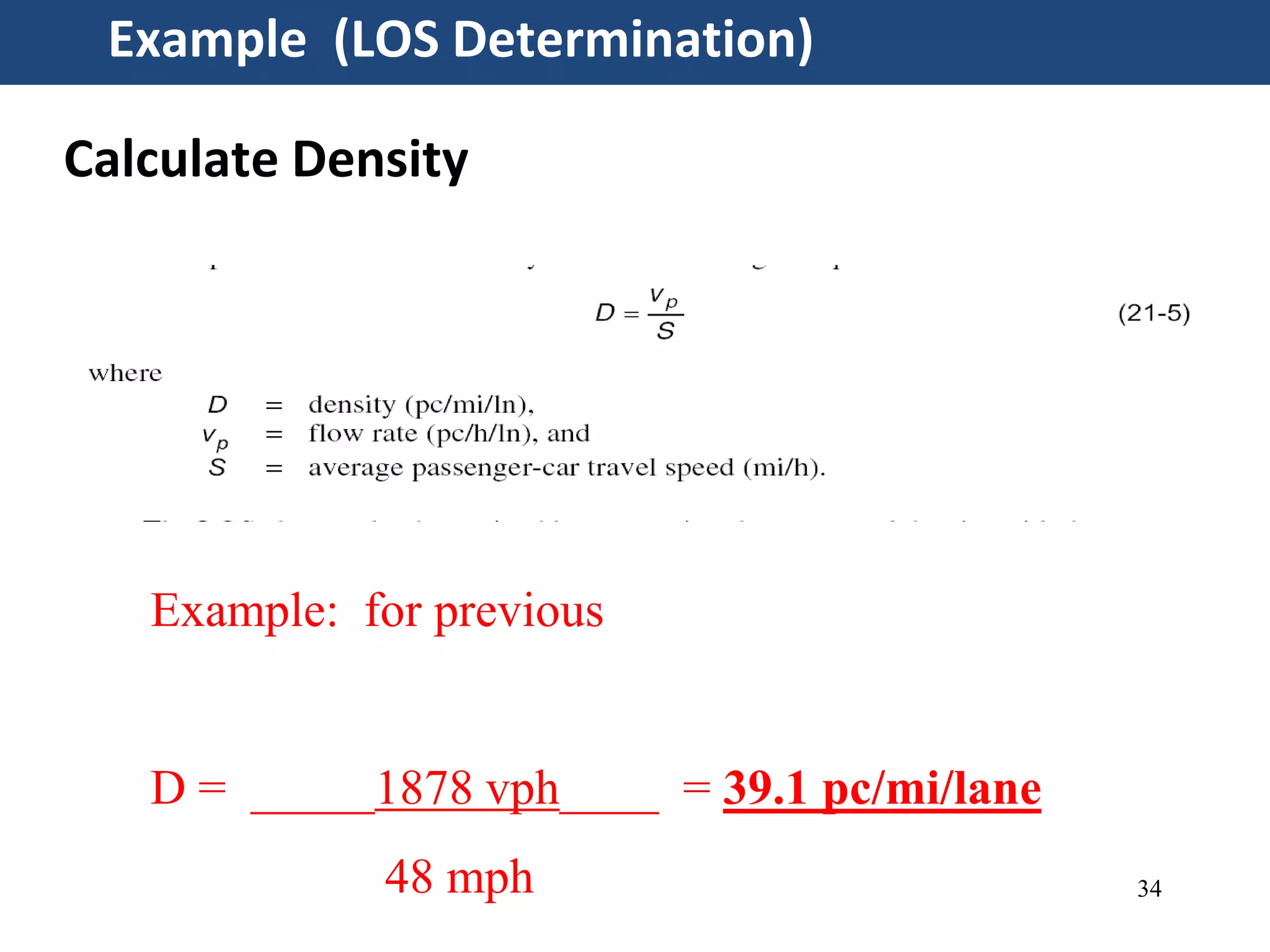 Capacity And Level Of Service Transportation Engineering Pptx