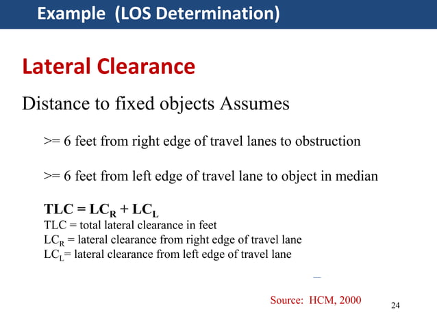 Capacity & level of service (transportation engineering) | PPTX