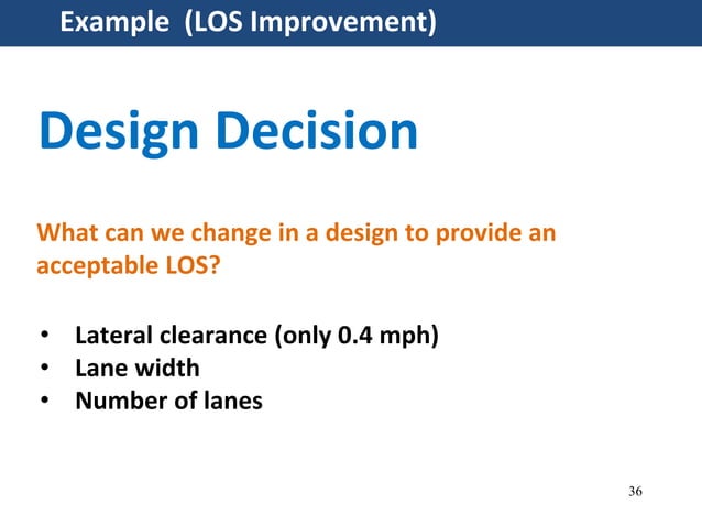 Capacity And Level Of Service Transportation Engineering Pptx
