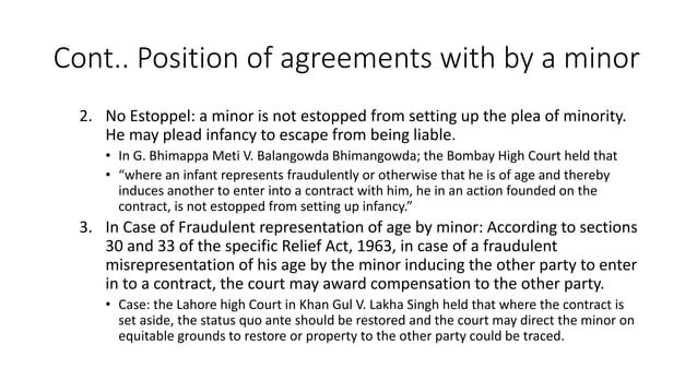 Capacity of parties. | PPTX