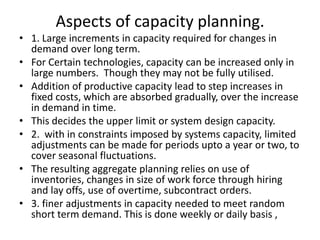 Capacity planning | PPTX