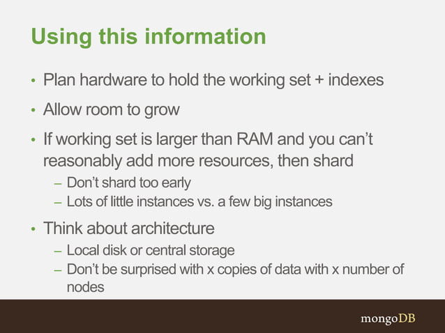 Capacity Planning For Your Growing MongoDB Cluster | PPTX | Databases | Computer Software and ...