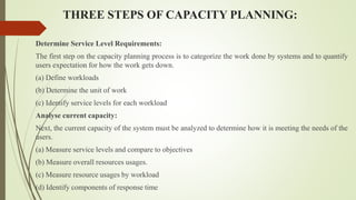 Capacity planning | PPTX | Business Accounting & Finance | Business