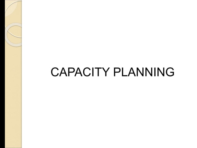 Capacity Planning.ppt