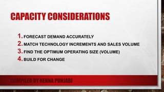 capacity planning.pptx | Business | Business and Finance
