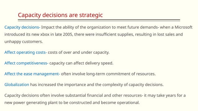 Capacity planning - basic questions in capacity handling | PPT