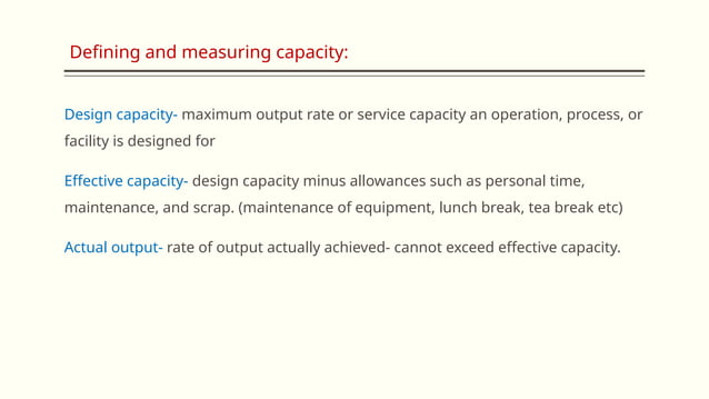 Capacity planning - basic questions in capacity handling | PPT
