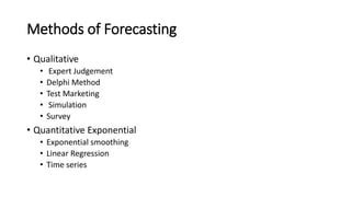 capacity planning and Forecasting.pptx | Business Accounting & Finance ...