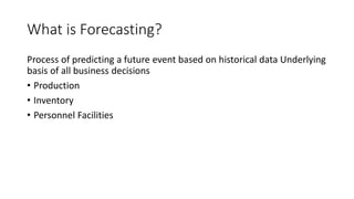 capacity planning and Forecasting.pptx | Business Accounting & Finance ...