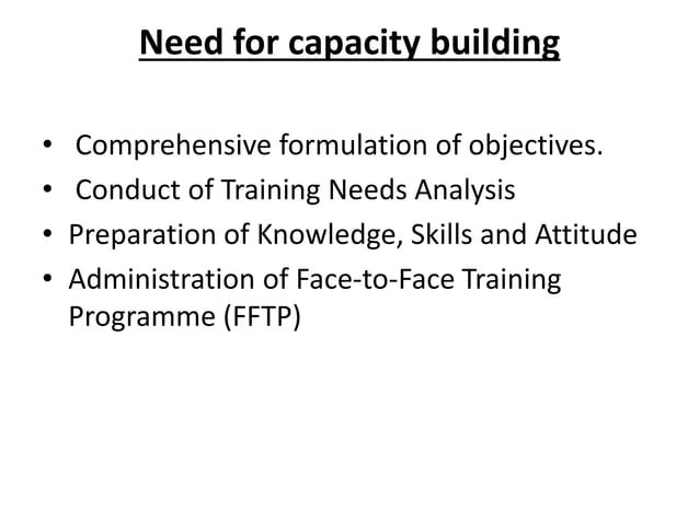 CAPACITY BUILDING IN DISASTER MANAGEMENT | PPTX | First Aid | Injuries