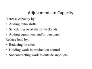 Capacity requirement planning sure 12mt07ind019 | PPT