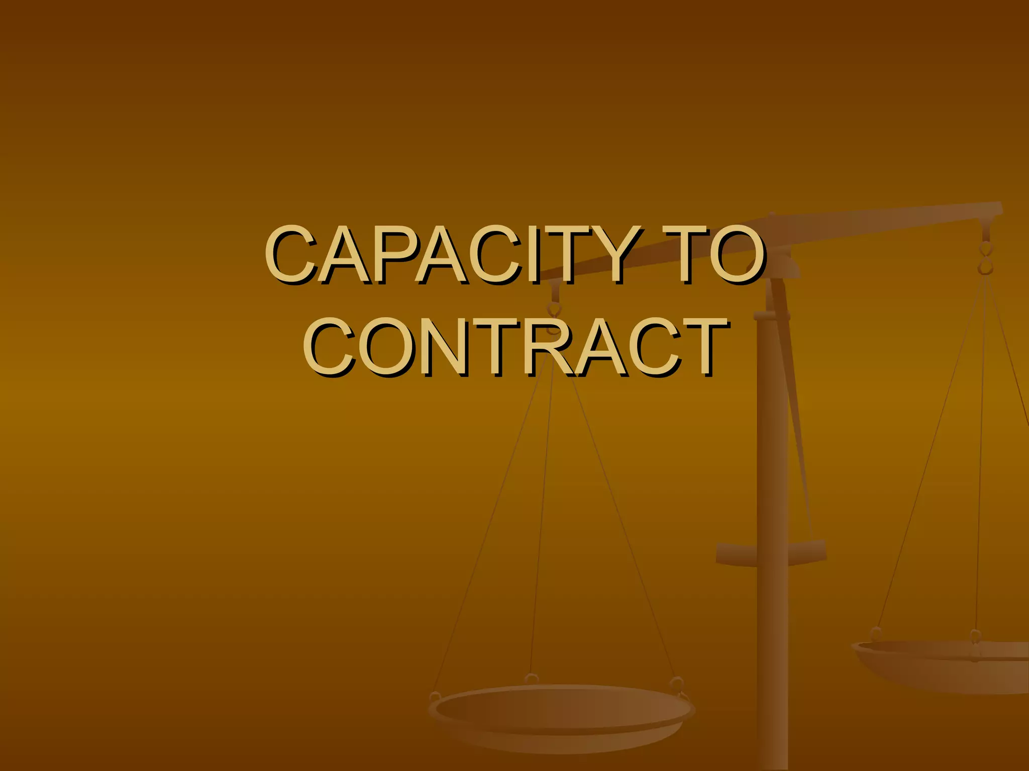 Capacityto contract | PPT