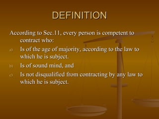 Capacityto contract | PPT