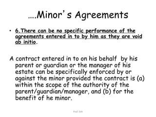 Capacity to contract - Business law | PPTX