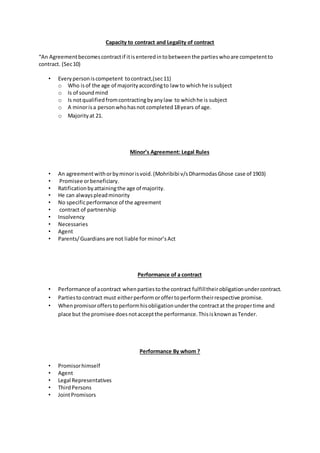 Capacity to contract | DOCX