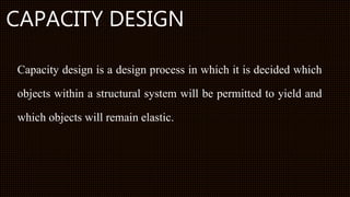 Capacity Design Procedure | PPTX