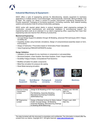 ADCC Infocad Pvt. Ltd - Capability Document | PDF | Information ...