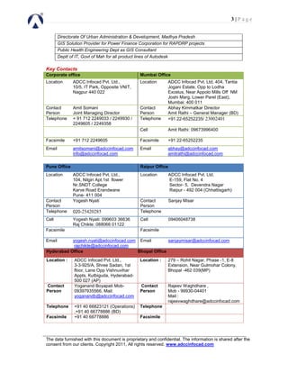 ADCC Infocad Pvt. Ltd - Capability Document | PDF | Information ...