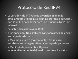 Modelo OSI capa de Red | PPTX