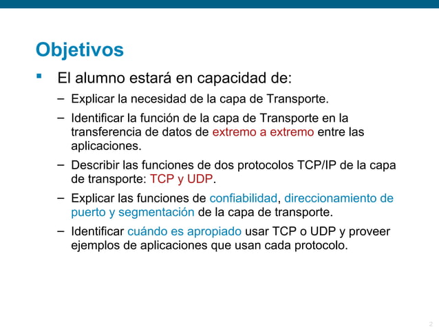 Capa de transporte model OSI | PPT