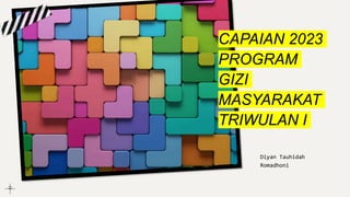 CAPAIAN 2023 PROGRAM GIZI MASYARAKAT TRIWULAN I.pptx
