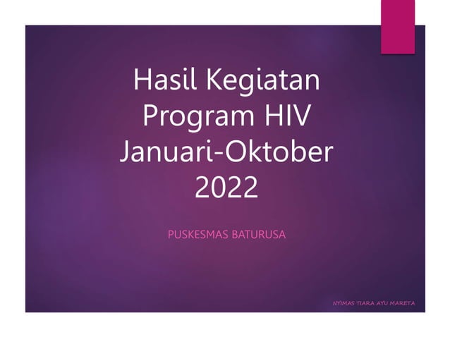 CAPAIAN KEGIATAN PROGRAM HIV.pptx