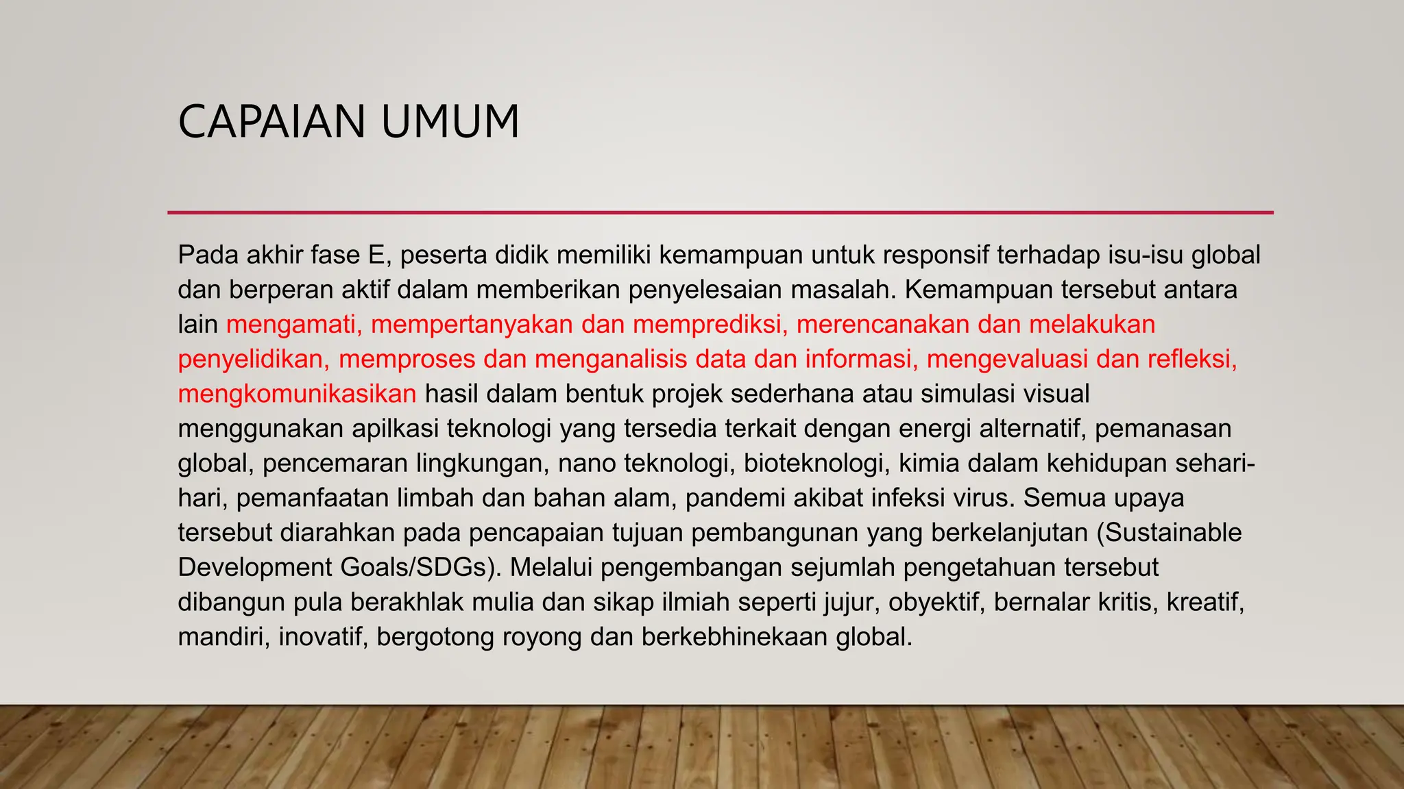 Capaian Pembelanaran Fisika Fase E atau Kelas X SMA.pptx