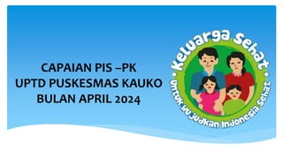 Capaian PIS-PK Puskesmas Kauko Gunungsitoli | PPTX