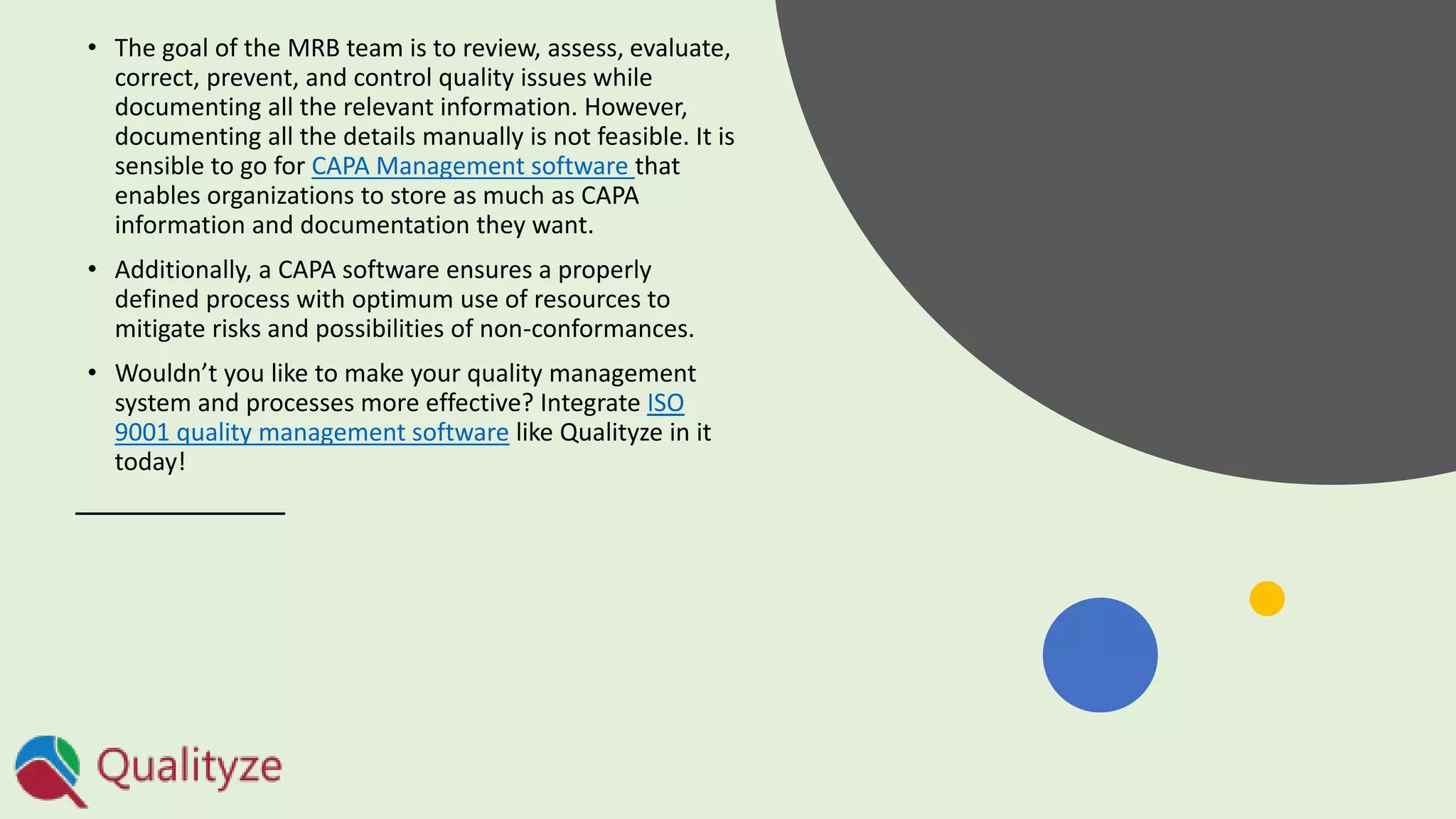 Capa management software | PPT