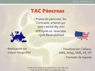 Cáncer de pancreas | PPTX