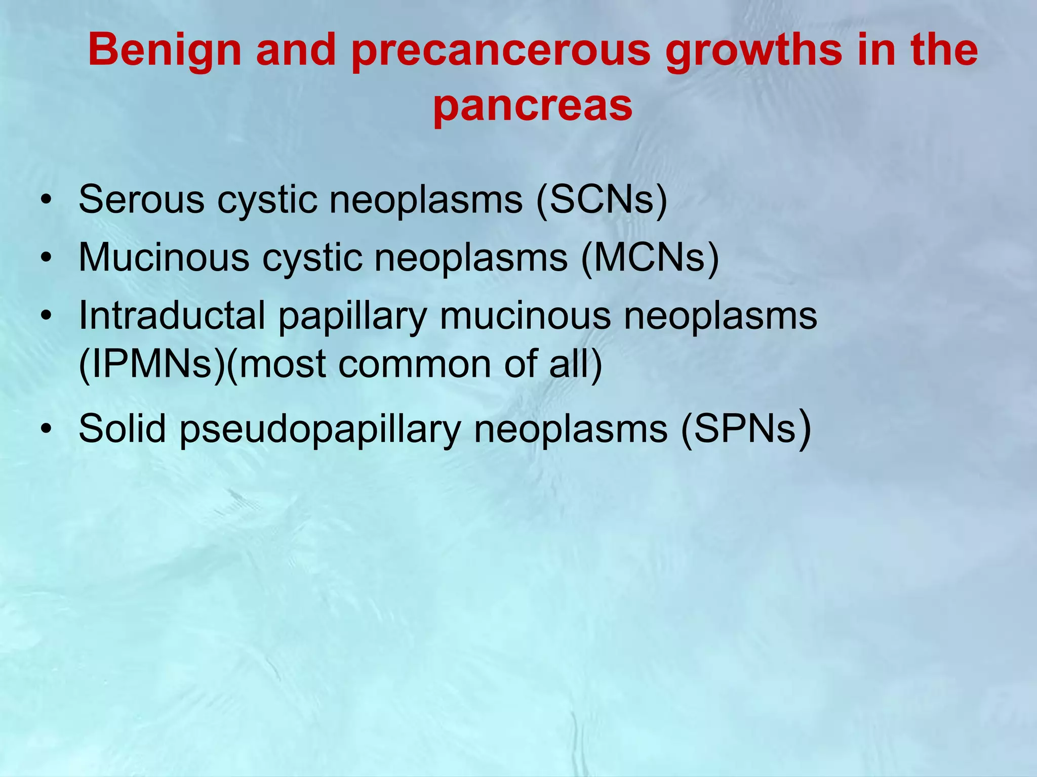 Ca pancreas [autosaved] | PPTX