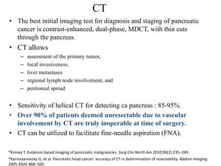 Ca pancreas part diagnosis and workup | PPTX
