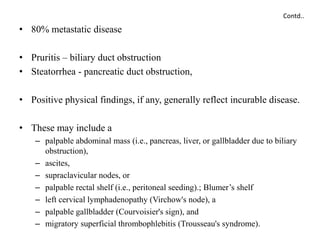 Ca pancreas part diagnosis and workup | PPTX