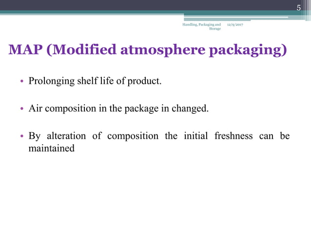 Controlled atmospheric and Modified atmospheric packaging using nitrogen | PPTX