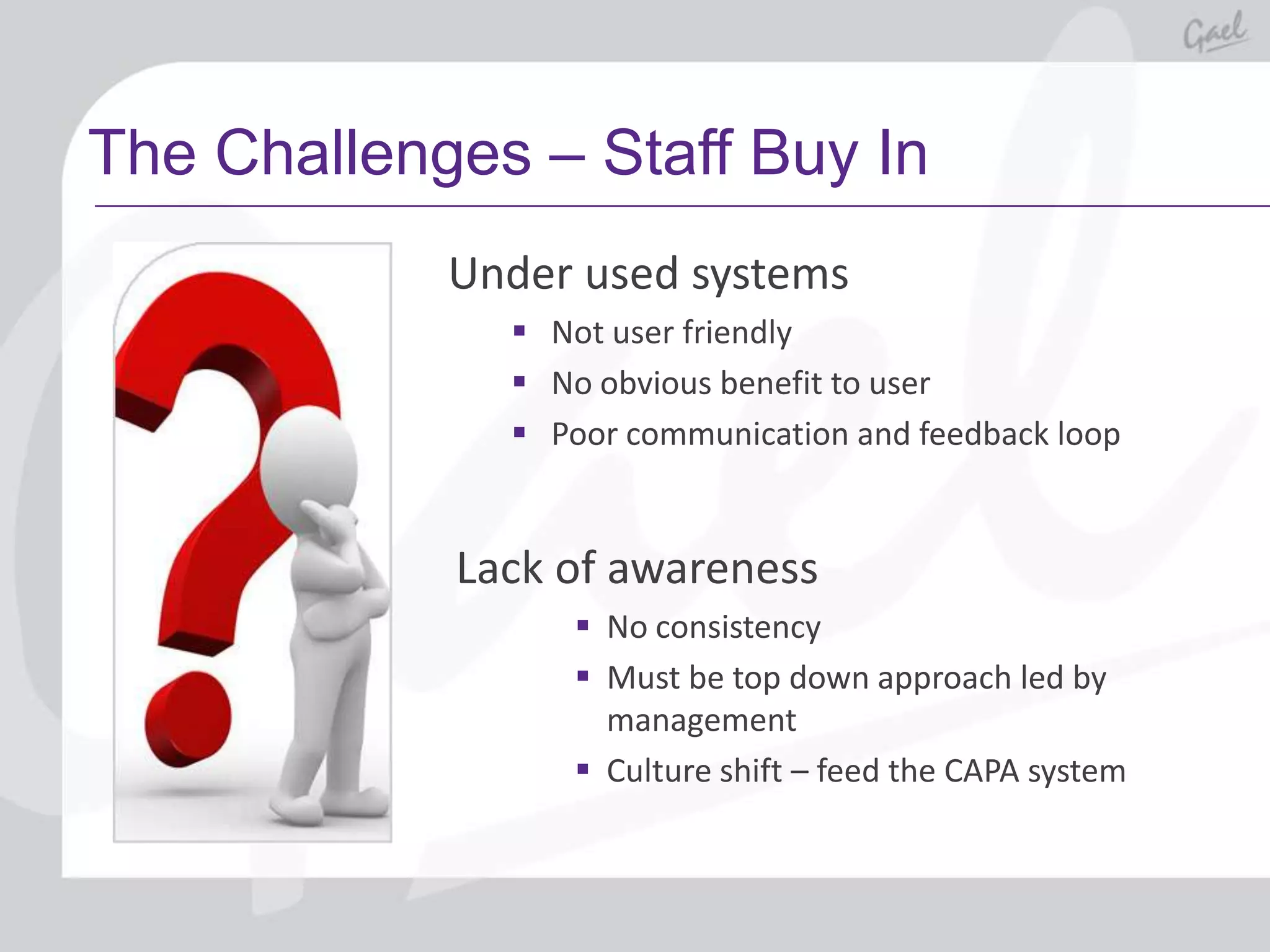 Implementing an effective Electronic CAPA Management System | PPTX
